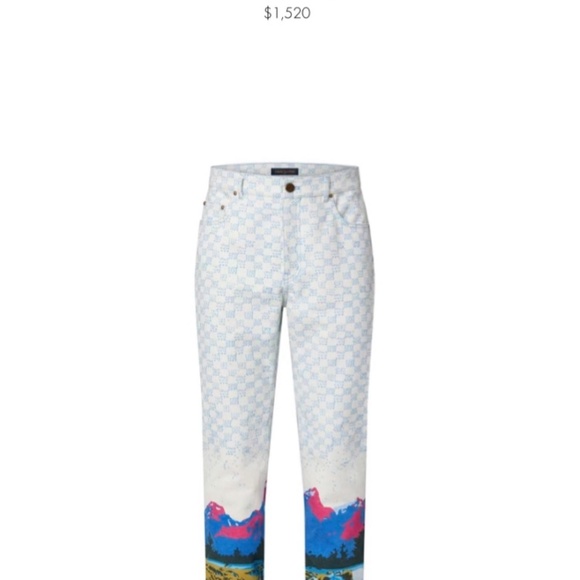 Louis Vuitton | Jeans | Louis Vuitton Landscape Reg Denim Size 3 | Poshmark